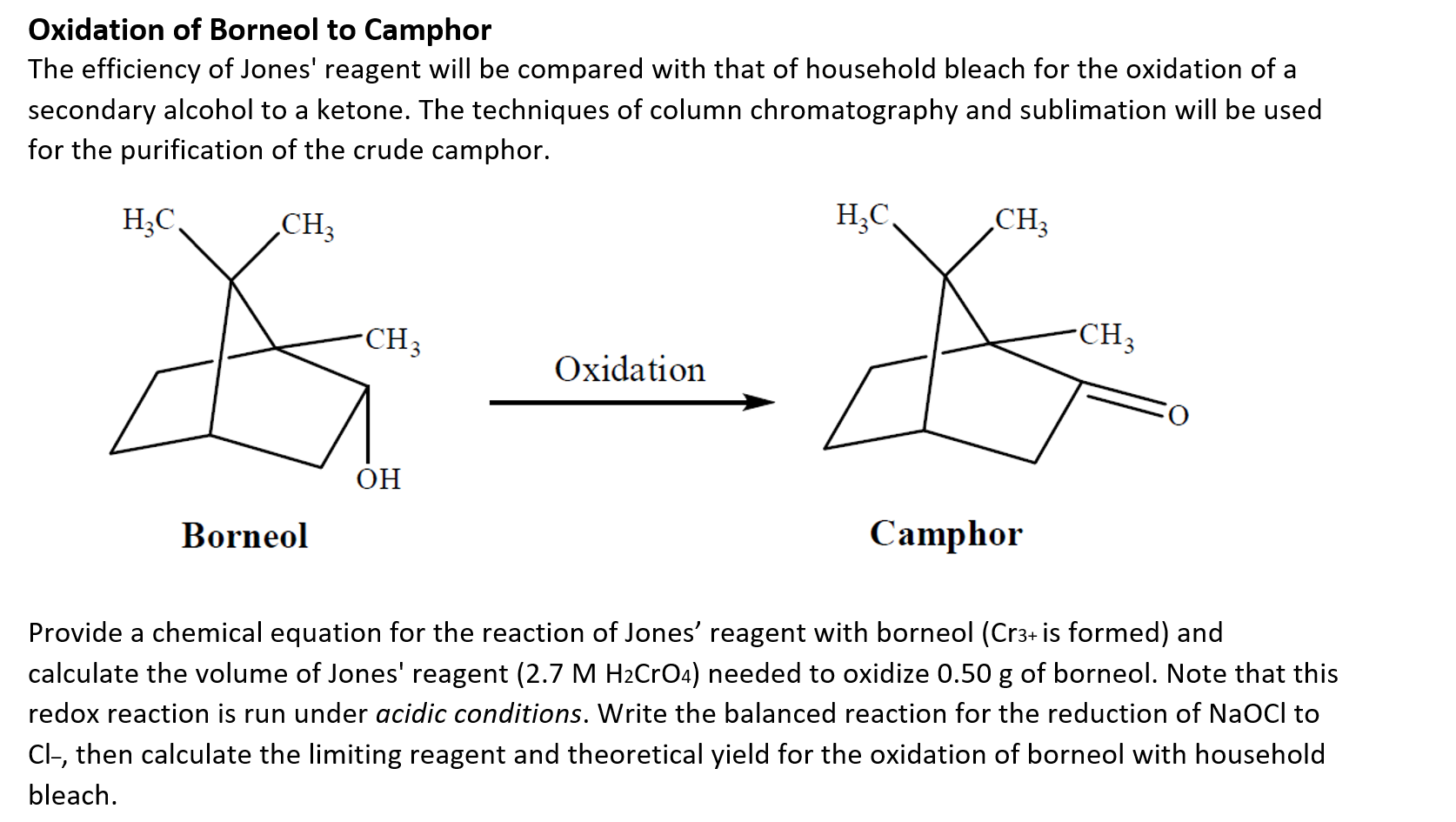 Sublimation Of Camphor
