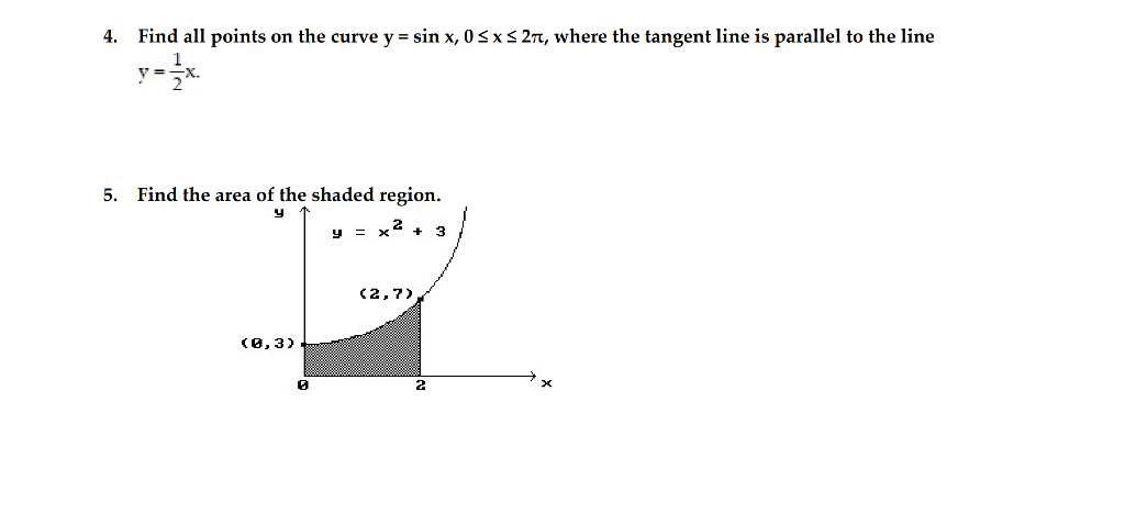 Solved 4. Find all points on the curve y = sin x, 0 | Chegg.com
