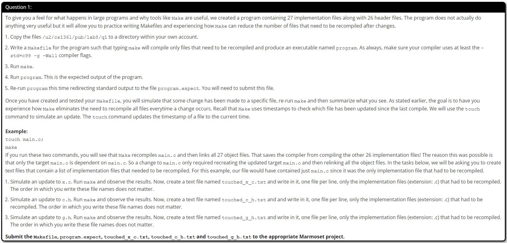 Solved To give you a feel for what happens in large programs | Chegg.com