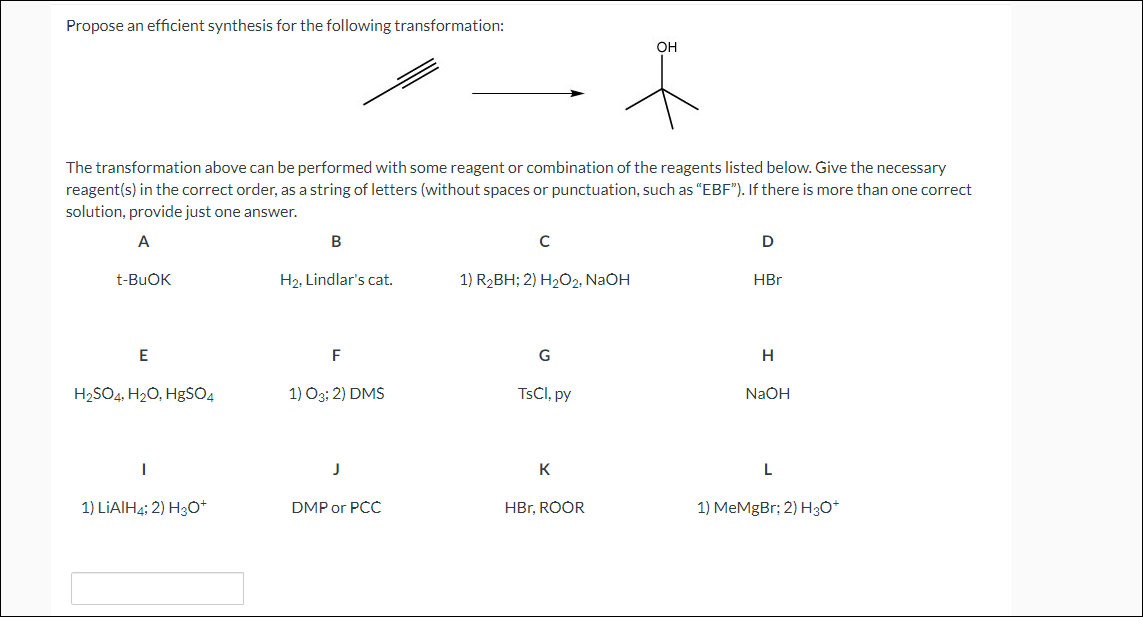 Solved Propose an efficient synthesis for the following | Chegg.com