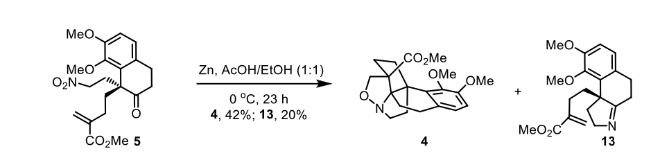 Solved 0∘C,23 hZn,AcOH/EtOH(1:1) 4 13 | Chegg.com
