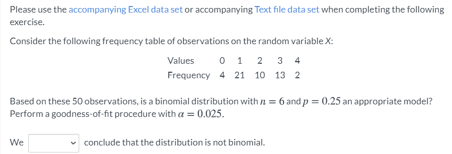 Solved Please use the accompanying Excel data set or | Chegg.com