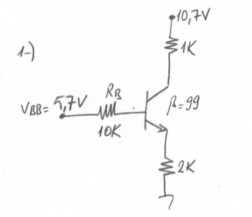 Solved 1)For the transistor work in saturation region what | Chegg.com