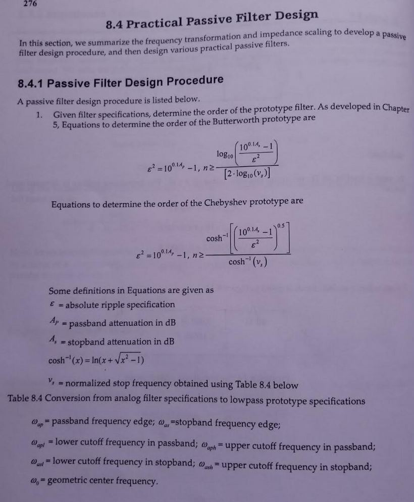 Solved Analog Signal Processing and Filter Design Please | Chegg.com