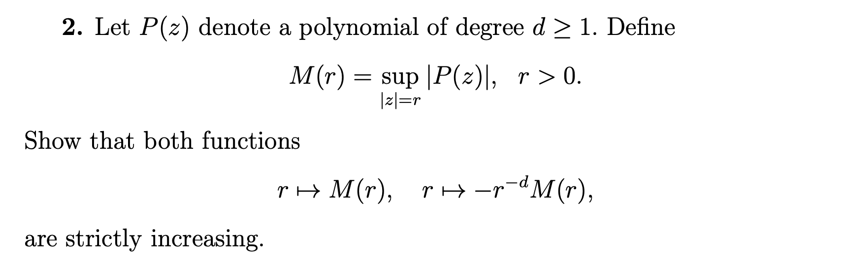 Solved This is the question from Complex Variable Analysis. | Chegg.com