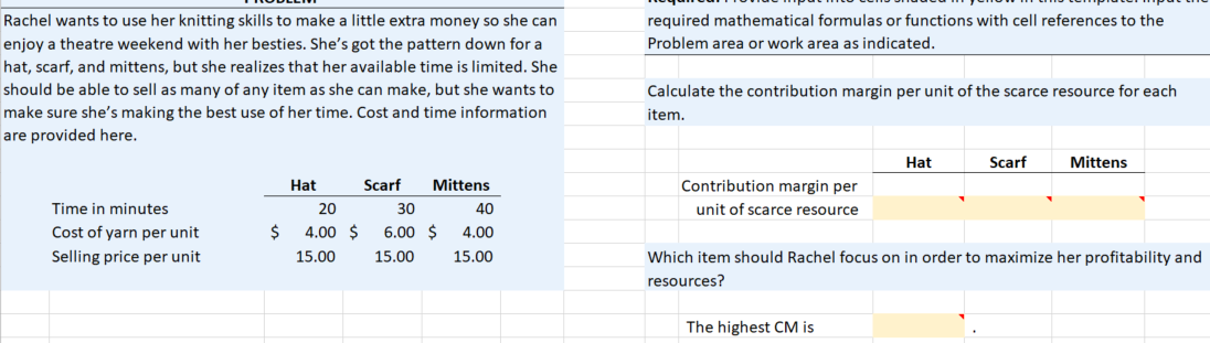 Solved Rachel wants to use her knitting skills to make a | Chegg.com