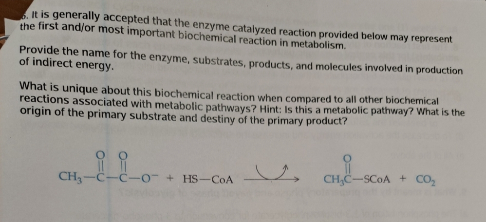 Solved It is generally accepted that the enzyme catalyzed | Chegg.com