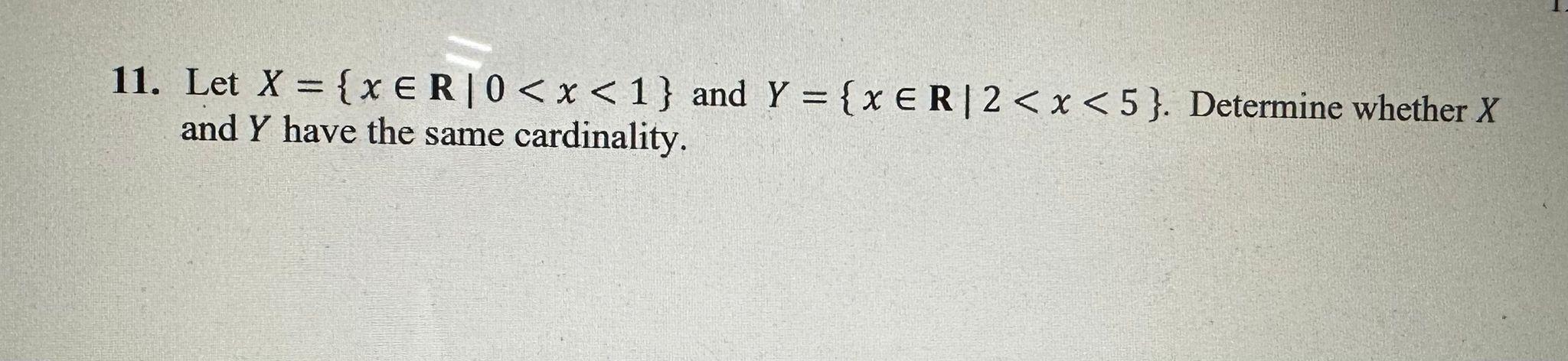 Solved 1. Let X={x∈R∣0 | Chegg.com