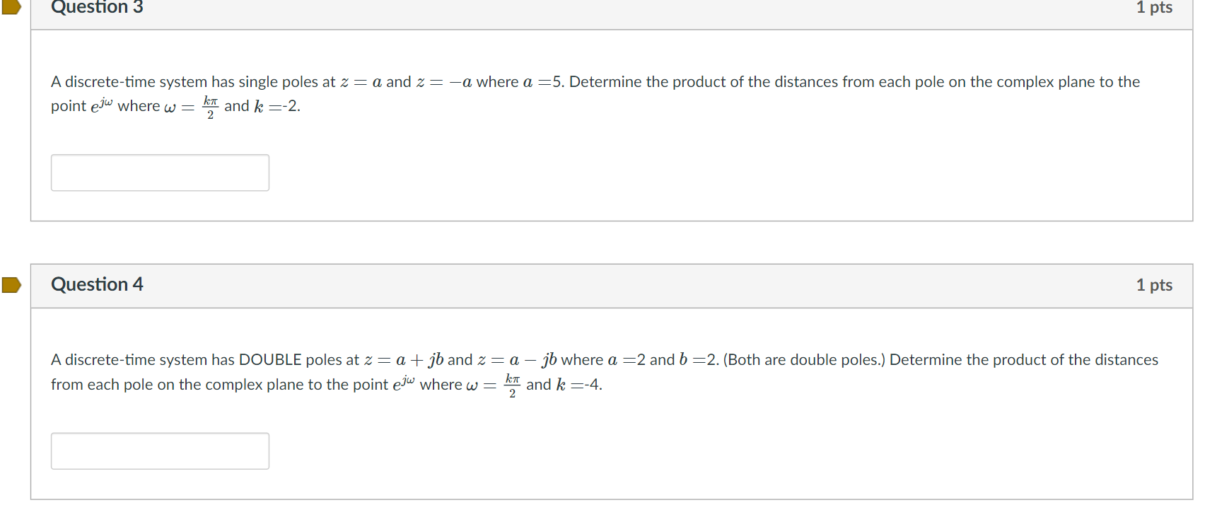 Solved I know the distance between a point between a pole | Chegg.com