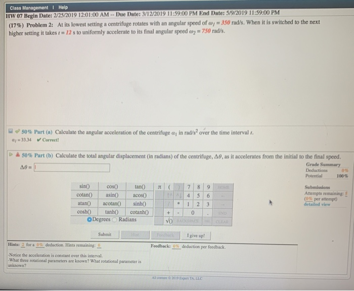 Solved Class Management Help HW 07 Begin Date: 2/25/2019 | Chegg.com
