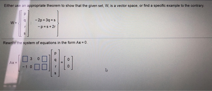 Solved Either use an appropriate theorem to show that the | Chegg.com Solved Either use an appropriate theorem to show that the | Chegg.com