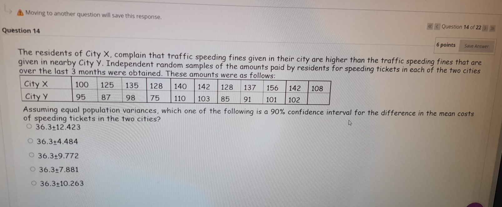 Solved The residents of City X, complain that traffic | Chegg.com