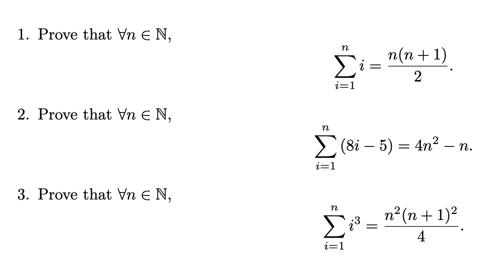 Solved Please write out the fully-worked proofs; if | Chegg.com