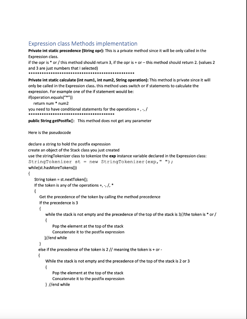 Solved Objectives Practice Stack, infix, postfix evaluation. | Chegg.com