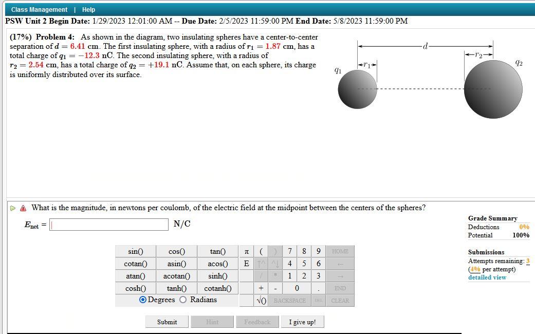 Solved (17\%) Problem 4: As shown in the diagram, two | Chegg.com