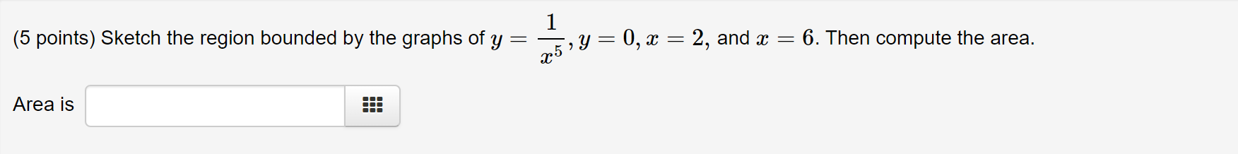 Solved (5 ﻿points) ﻿Sketch the region bounded by the graphs | Chegg.com