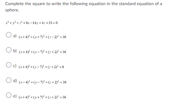 Solved Complete the square to write the following equation | Chegg.com