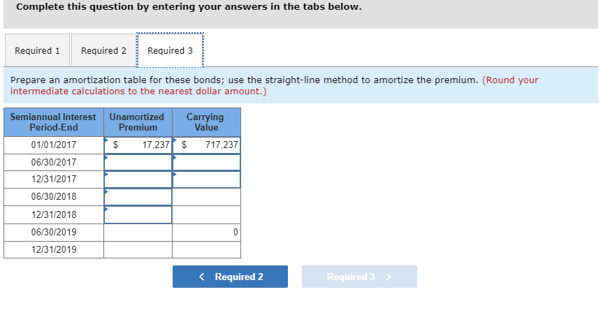 Solved Exercise 10-7 Straight-Line: Amortization of bond | Chegg.com