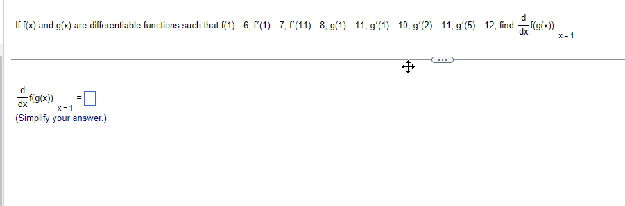 Solved If f(x) and g(x) are differentiable functions such | Chegg.com