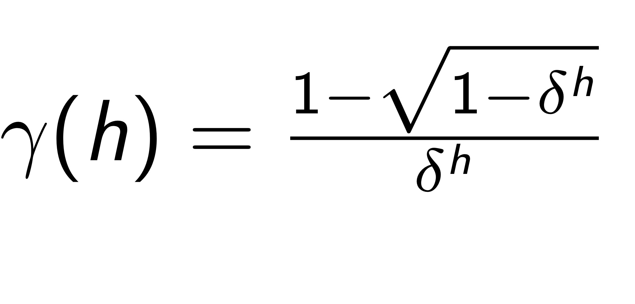 Solved γ(h)=δh1−1−δhlimh→∞θ1=limh→∞γ(h)=21limh→0γ(h)T/h=limh | Chegg.com