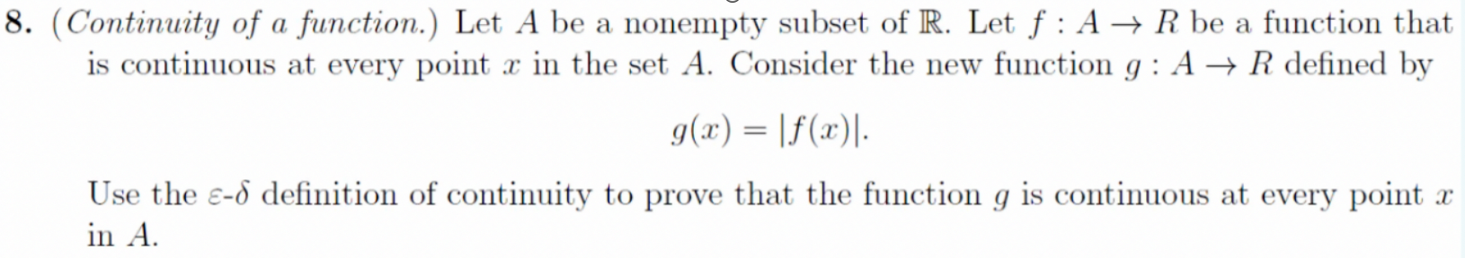 Solved This is just an real Analysis practice | Chegg.com