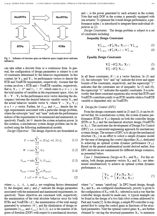 Solved Design for Control-A Concurrent Engineering Approach | Chegg.com