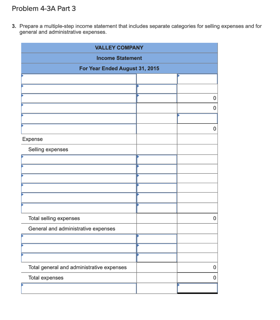 Solved Problem 4-3A Computing merchandising amounts and | Chegg.com
