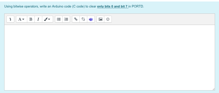 Solved Using Bitwise Operators Write An Arduino Code C 8586