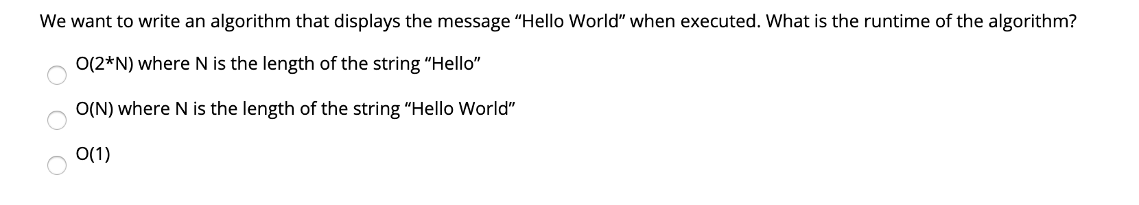 Solved We want to write an algorithm that displays the | Chegg.com