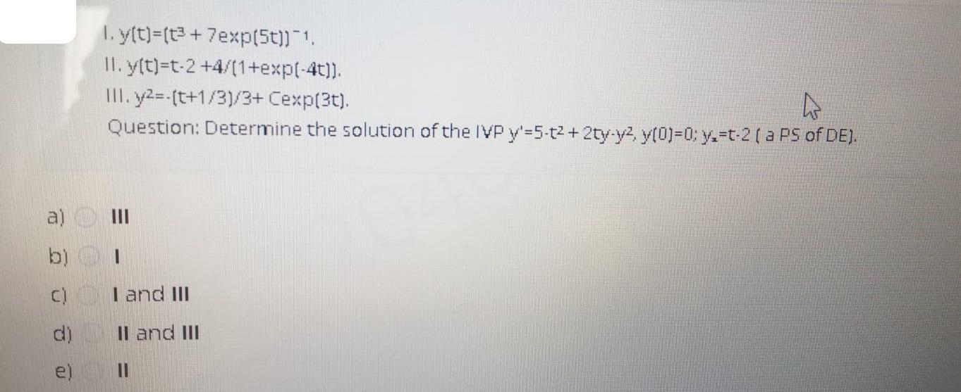Solved Differential Equation Riccati