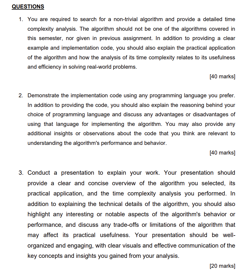Solved QUESTIONS 1. You are required to search for a | Chegg.com