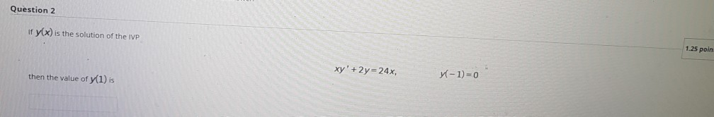 Solved differential equations problem. round the final | Chegg.com