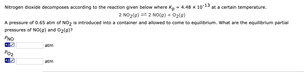 Solved Nitrogen dioxide decomposes according to the reaction | Chegg.com