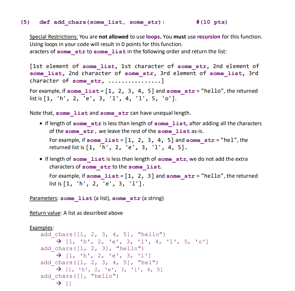 Solved You are not allowed to import anything. No built-in | Chegg.com