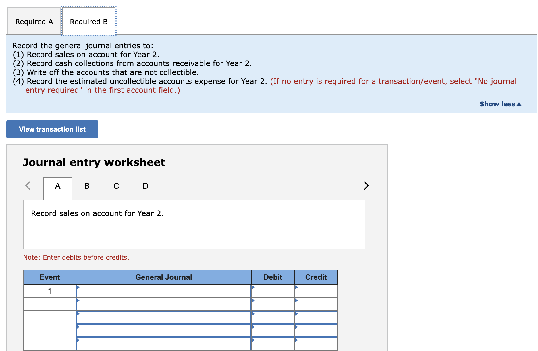 Solved b. Record the general journal entries to: (1) Record | Chegg.com
