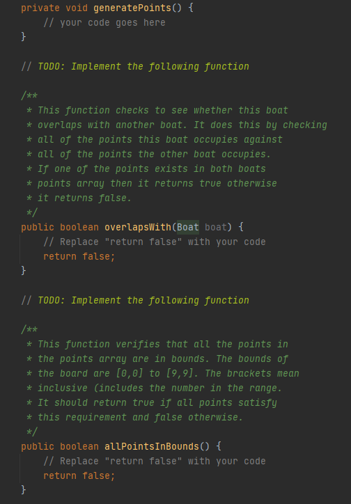 Solved import java.util.Arrays; * This class represents one | Chegg.com
