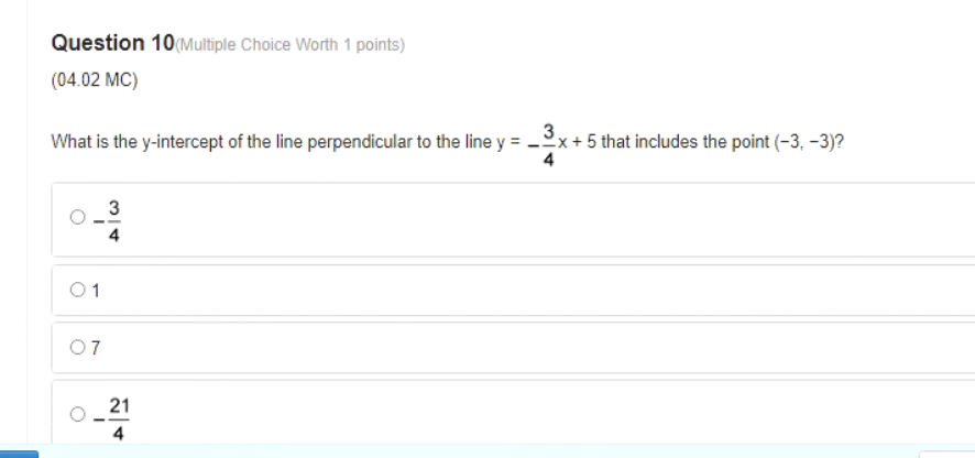 Solved Question 10(Multiple Choice Worth 1 points) (04.02 | Chegg.com