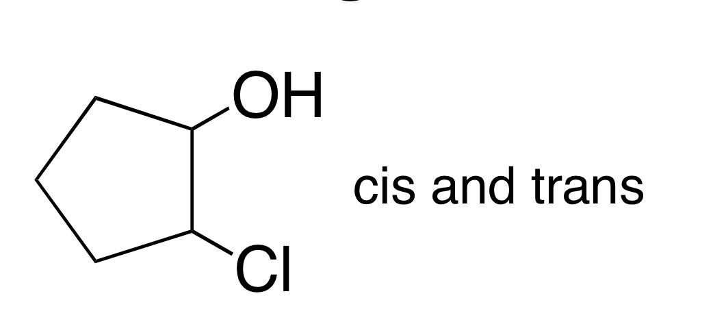 Solved For the following molecules, explain if the cis | Chegg.com
