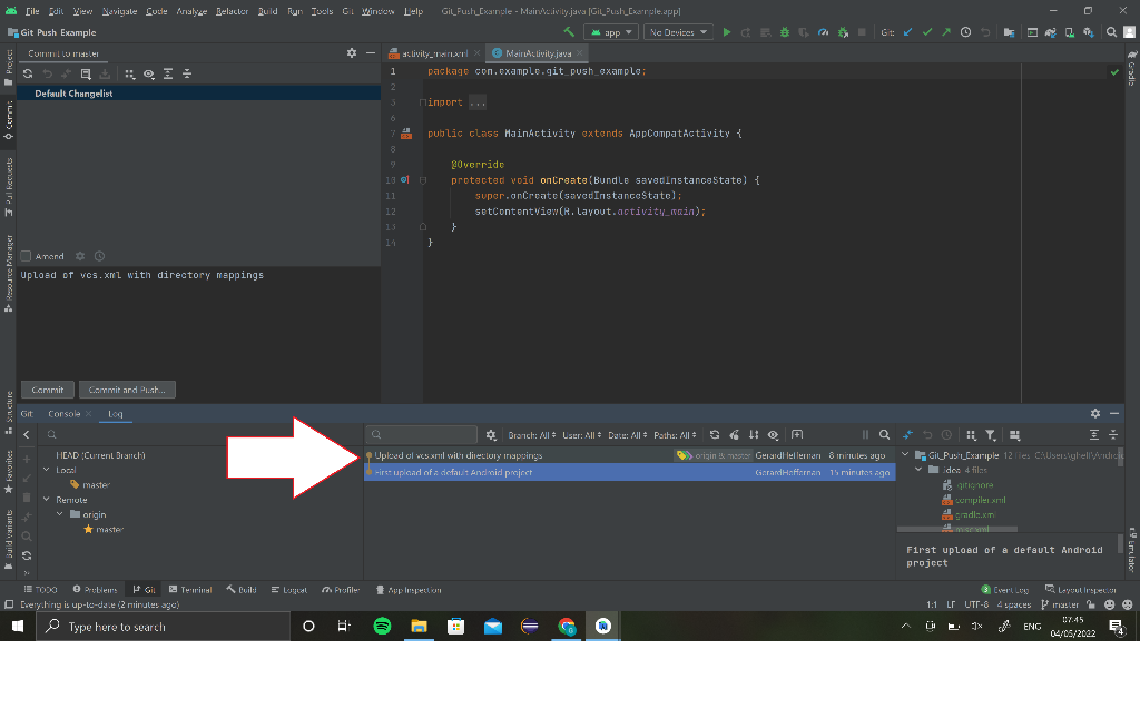 Solved How do I sync/link my master and remote repository | Chegg.com