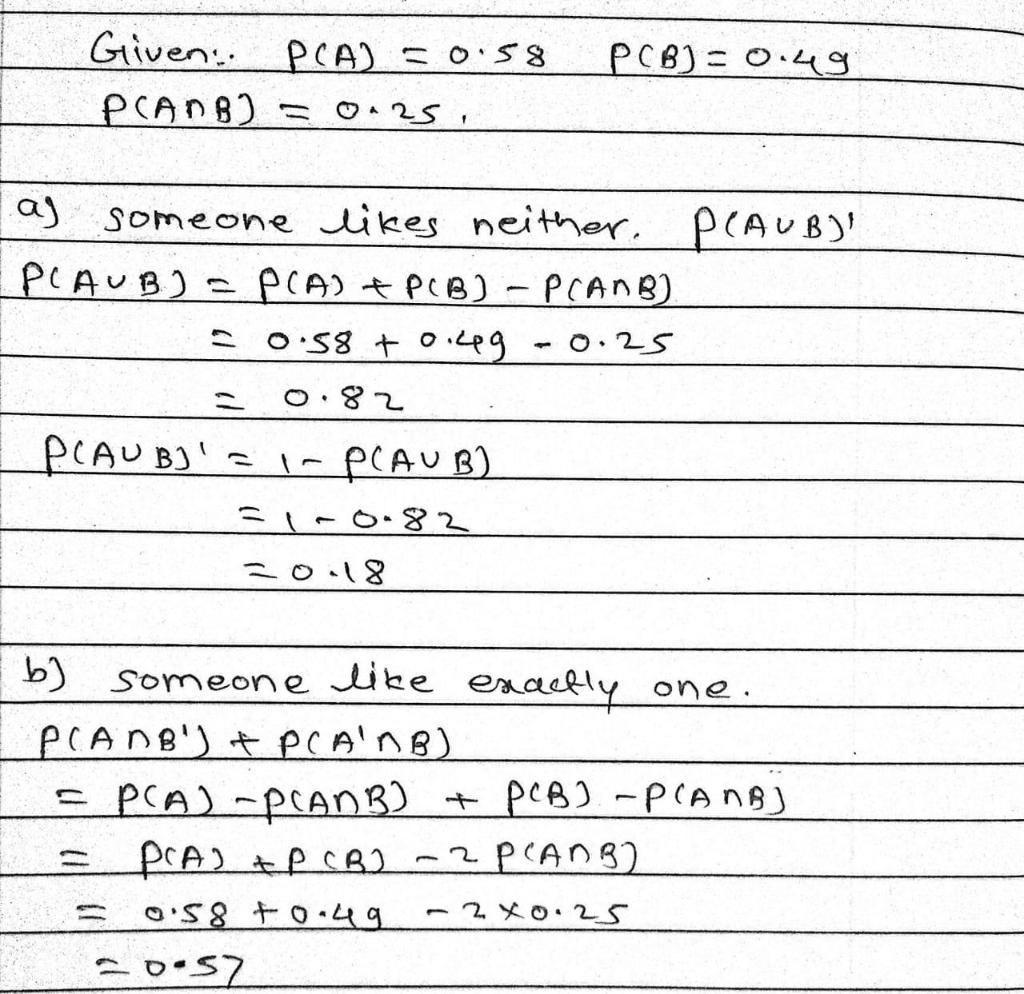 Solved Please explain in words step by step on how you get | Chegg.com