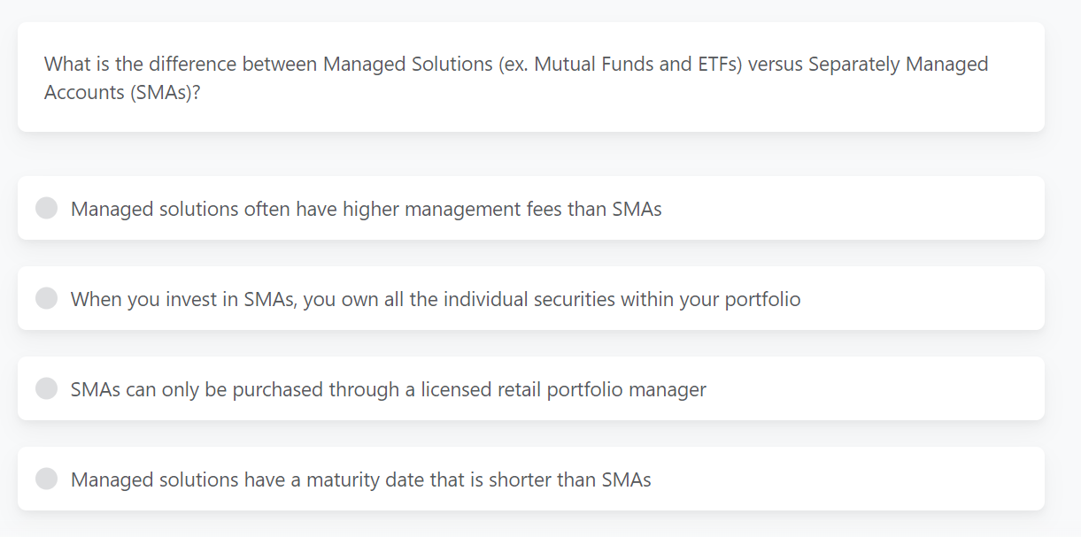 Solved What is the difference between Managed Solutions (ex. | Chegg.com