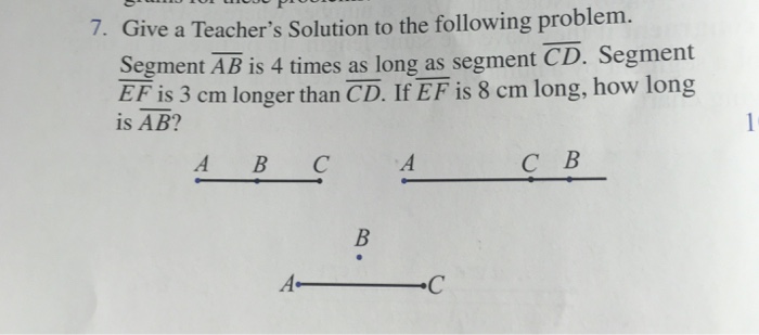 Solved 7. Give a Teacher's Solution to the following | Chegg.com