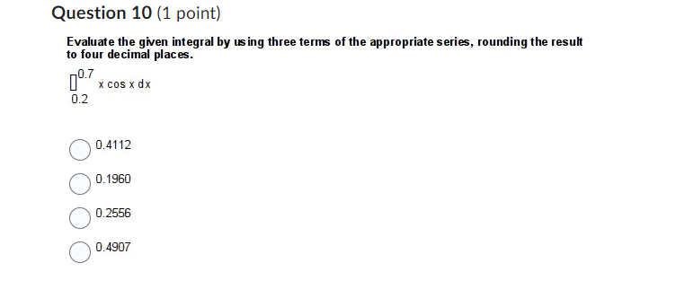 Solved Solve the problem. Using the first three terms of the | Chegg.com