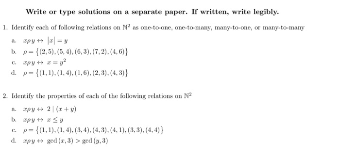 Solved Write or type solutions on a separate paper. If | Chegg.com
