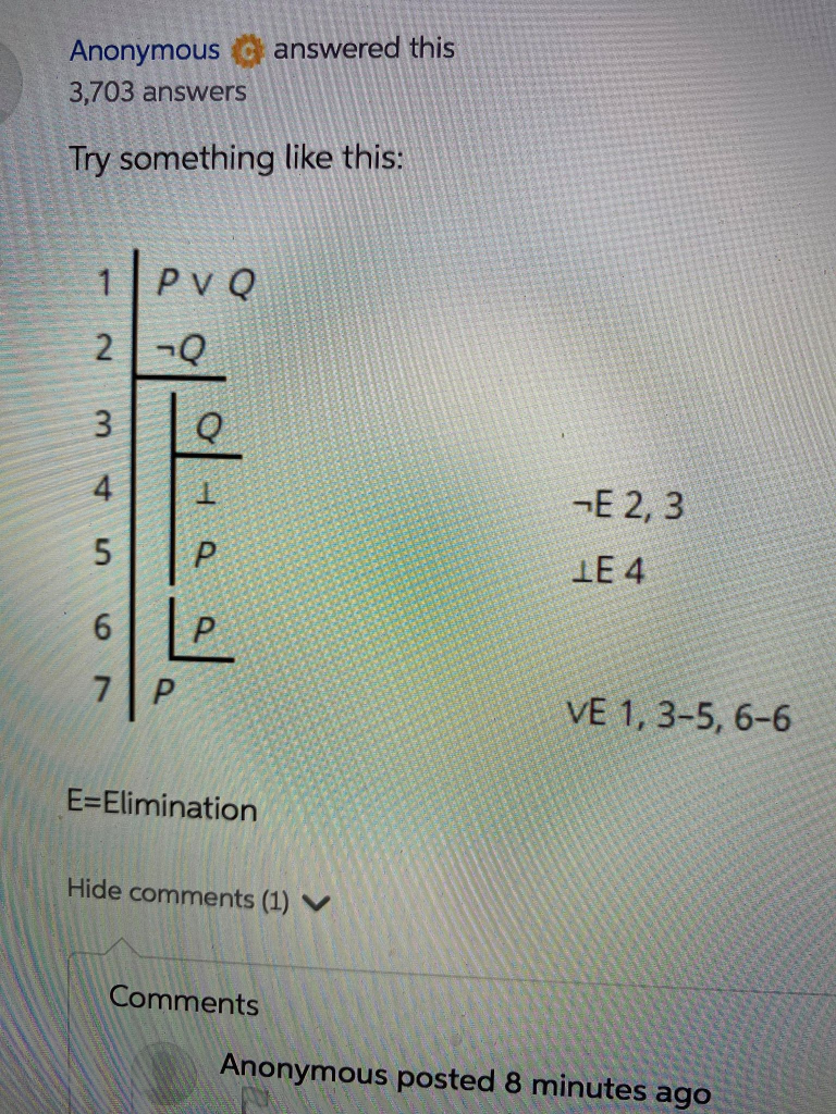 Solved Stuck on this fitch proof negation #3 for Phil 220 | Chegg.com