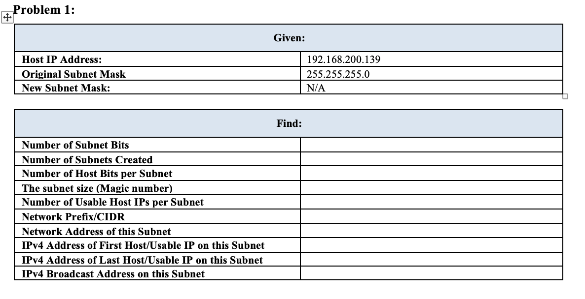 Solved Problem 1: | Chegg.com