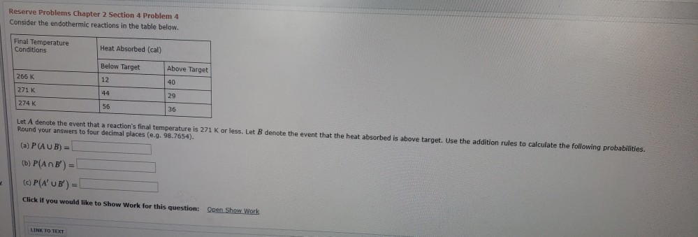 Solved Reserve Problems Chapter 2 Section 4 Problem 4 | Chegg.com