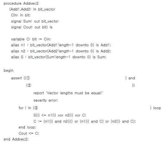 Solved The Code Has The Procedure Of Add Two Bit Vector 6128