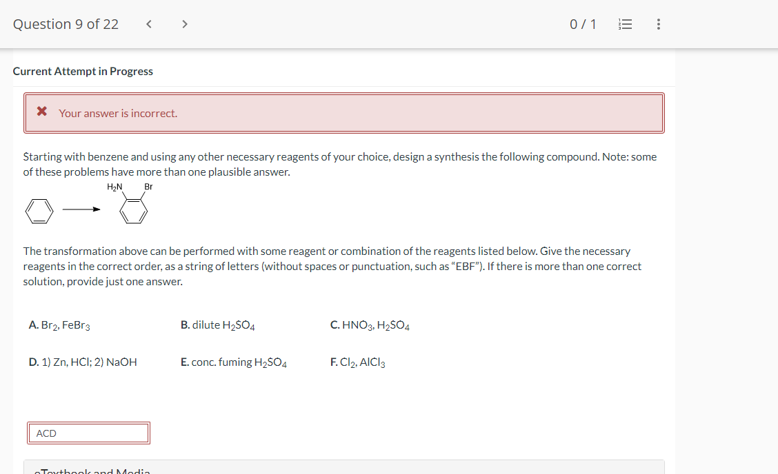 Solved Current Attempt in Progress Your answer is incorrect. | Chegg.com