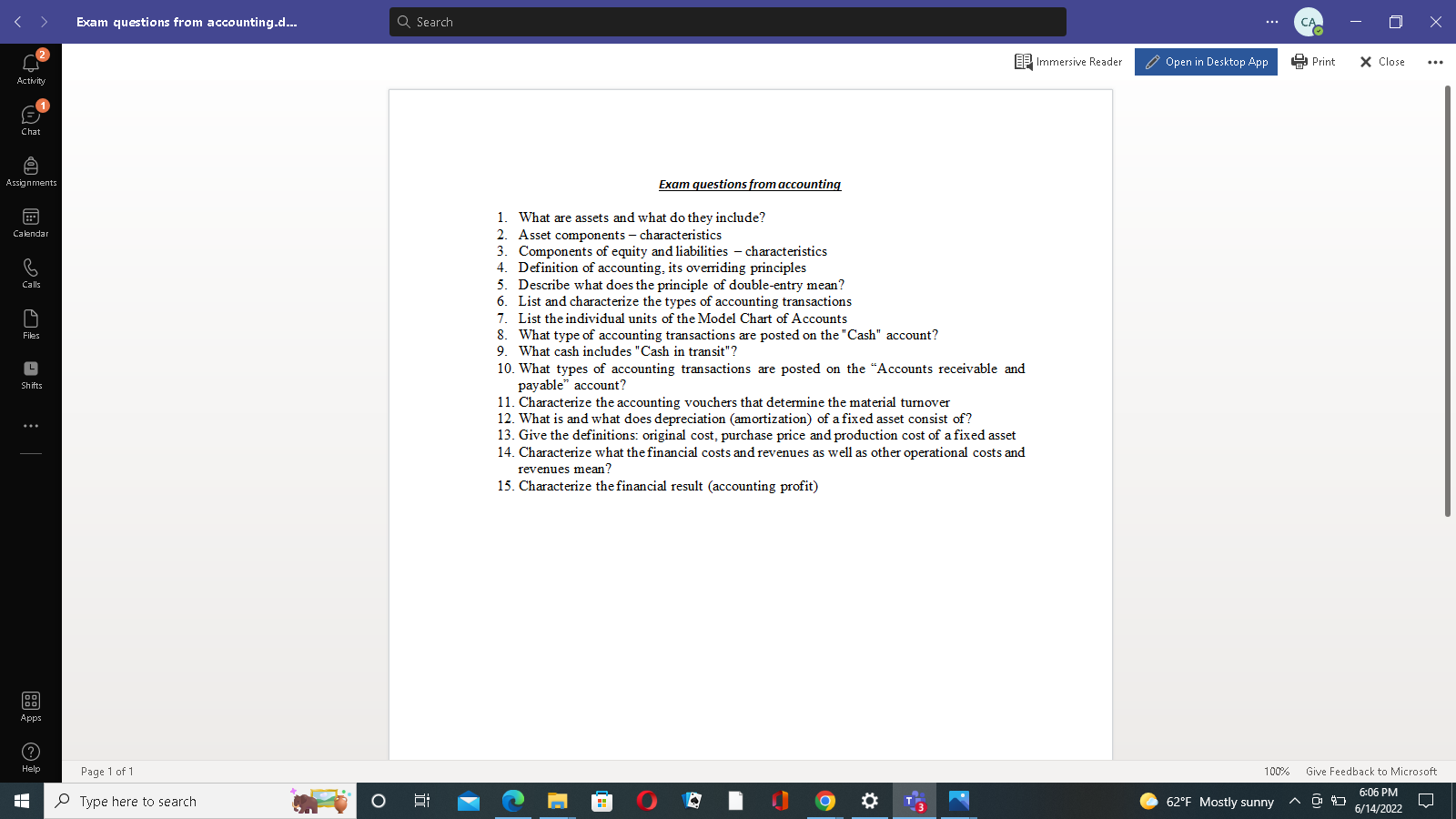 Solved Activity Chat Assignments Calendar B Calls Files L | Chegg.com